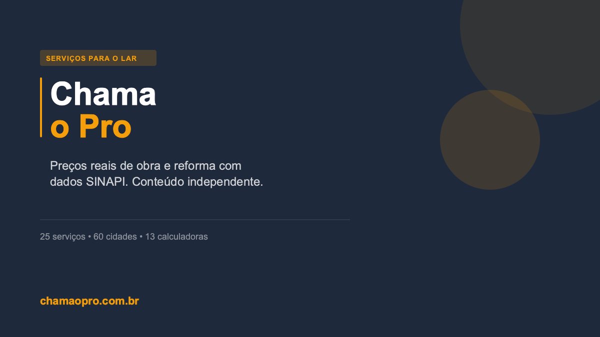 Reforma Banheiro em Recife — Preços 2026 | Chama o Pro